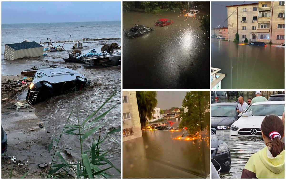 Imagini dramatice de pe litoral în urma celei mai puternice furtuni din ...