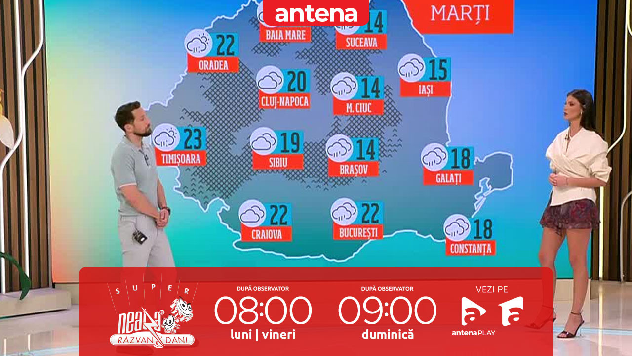 Super Neatza, 26 mai 2025. Prognoza meteo cu Ramona Olaru: Precipitaţii abundente şi ...