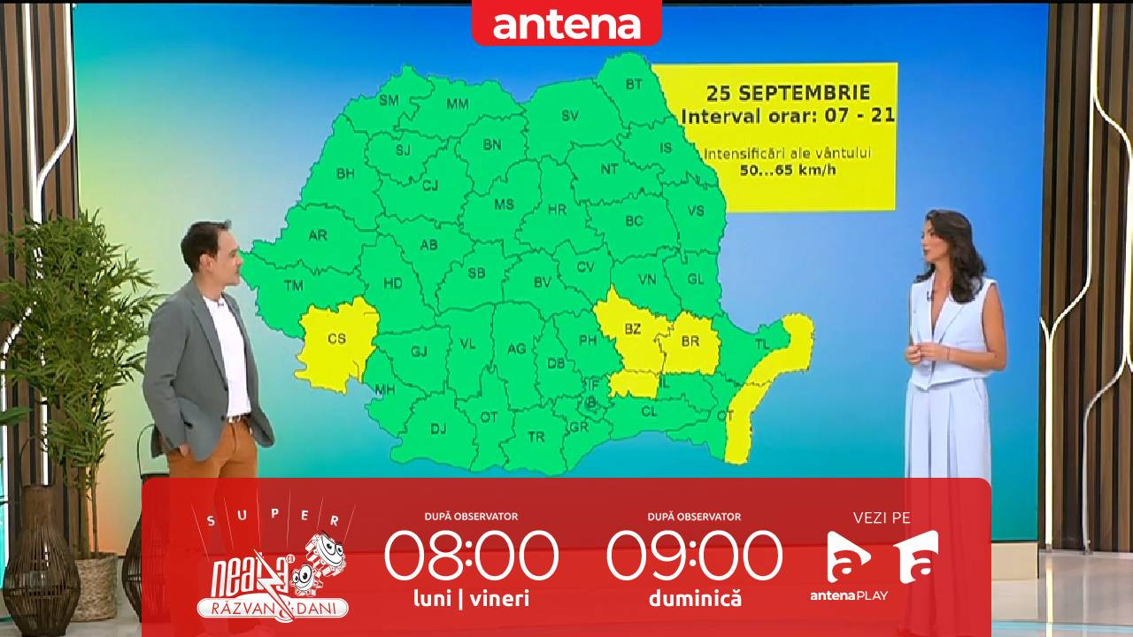 Super Neatza, 2 octombrie 2025. Prognoza meteo cu Ramona Olaru și Florinela Georgescu: Val de ...