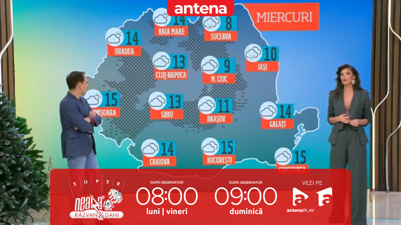 Super Neatza, 10 noiembrie 2025. Prognoza meteo cu Ramona Olaru: Temperaturile maxime se vor ...