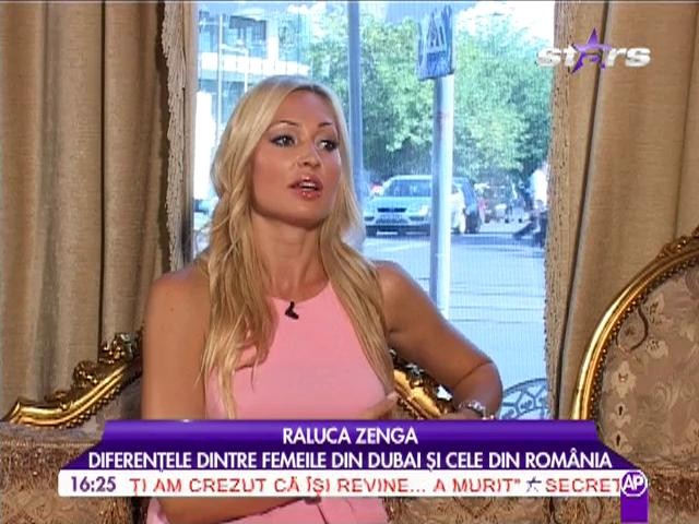 Raluca Zenga, diferențele dintre femeile din Dubai și cele din România ...