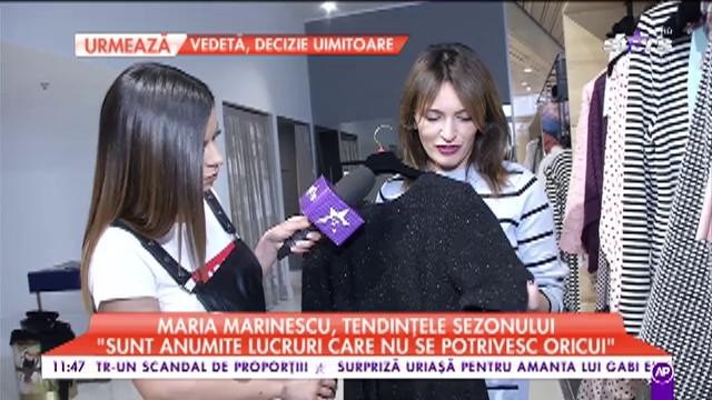 Maria Marinescu vorbește despre tendințele sezonului „Sunt anumite ...