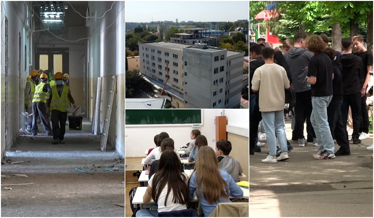 Elevii școlilor aflate în șantier ar putea începe noul an cu o mini ...