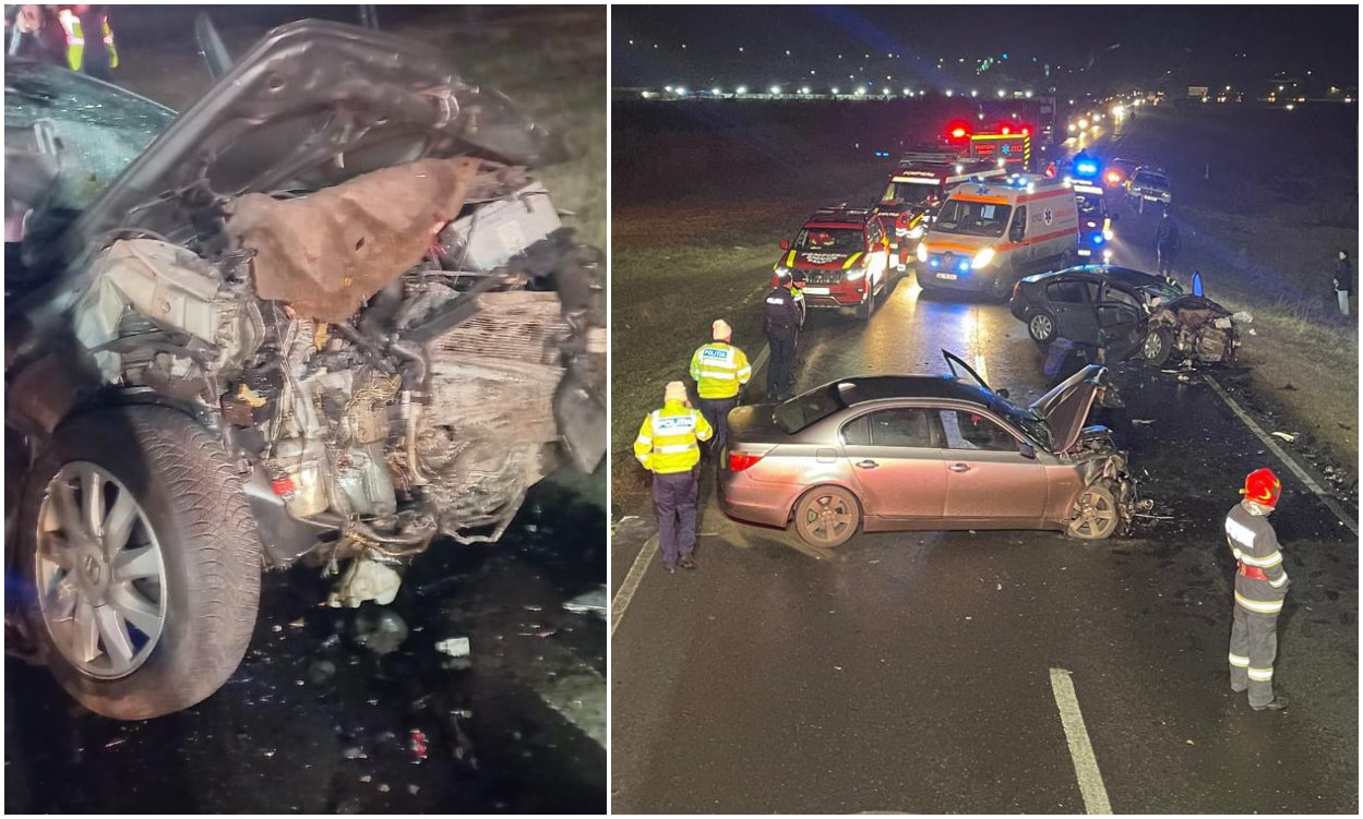 Copil de 7 ani în comă, după un impact frontal devastator în Galați ...