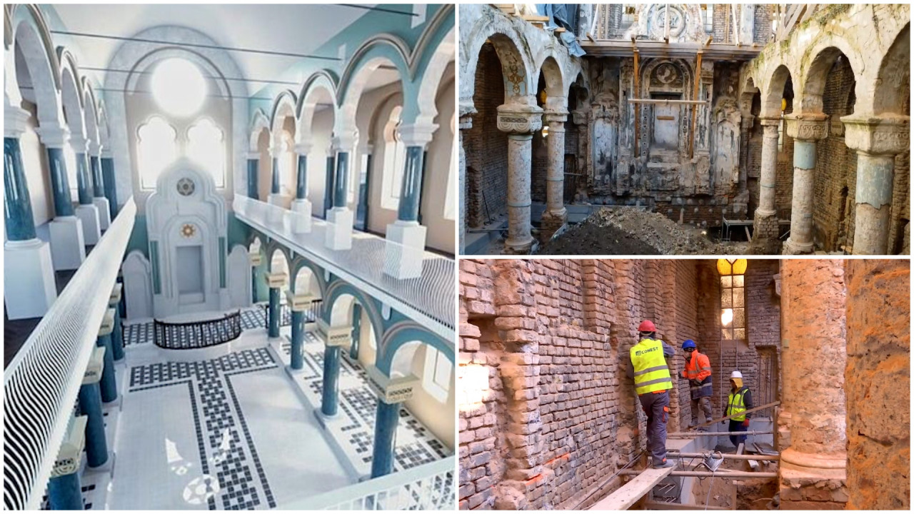 Sinagoga Mare din Constanța renaște din ruine. Lăcașul de cult va ...