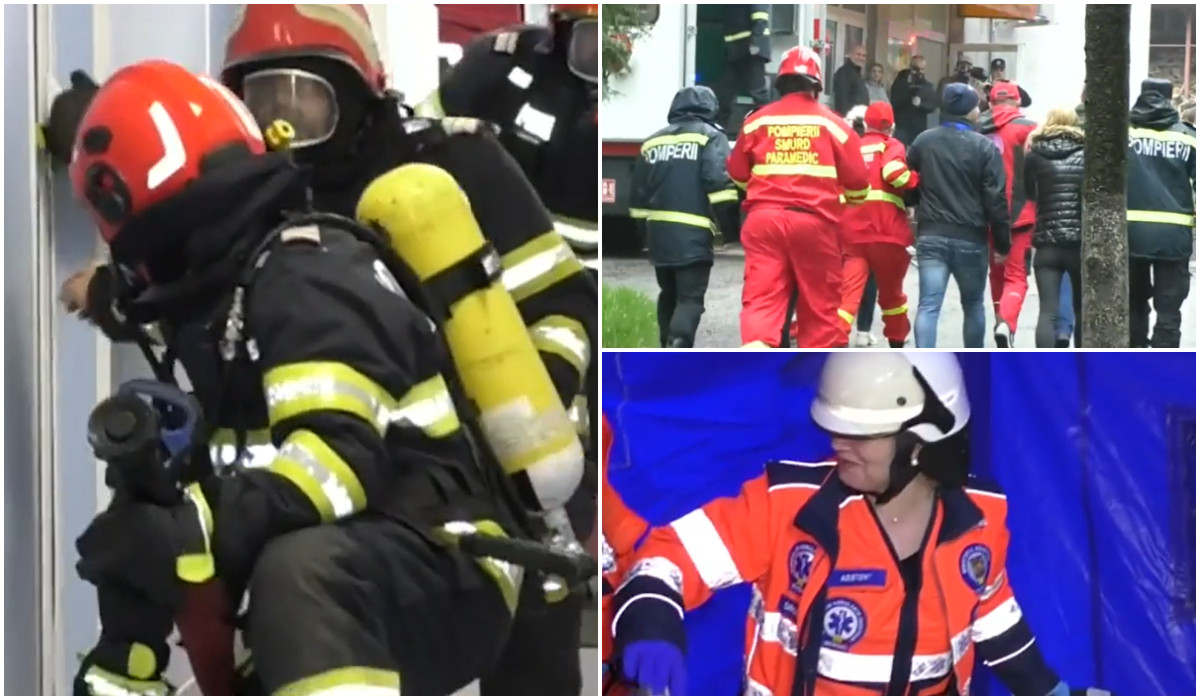 Simulare de incendiu cu degajări de fum şi 9 victime, într-un spital ...