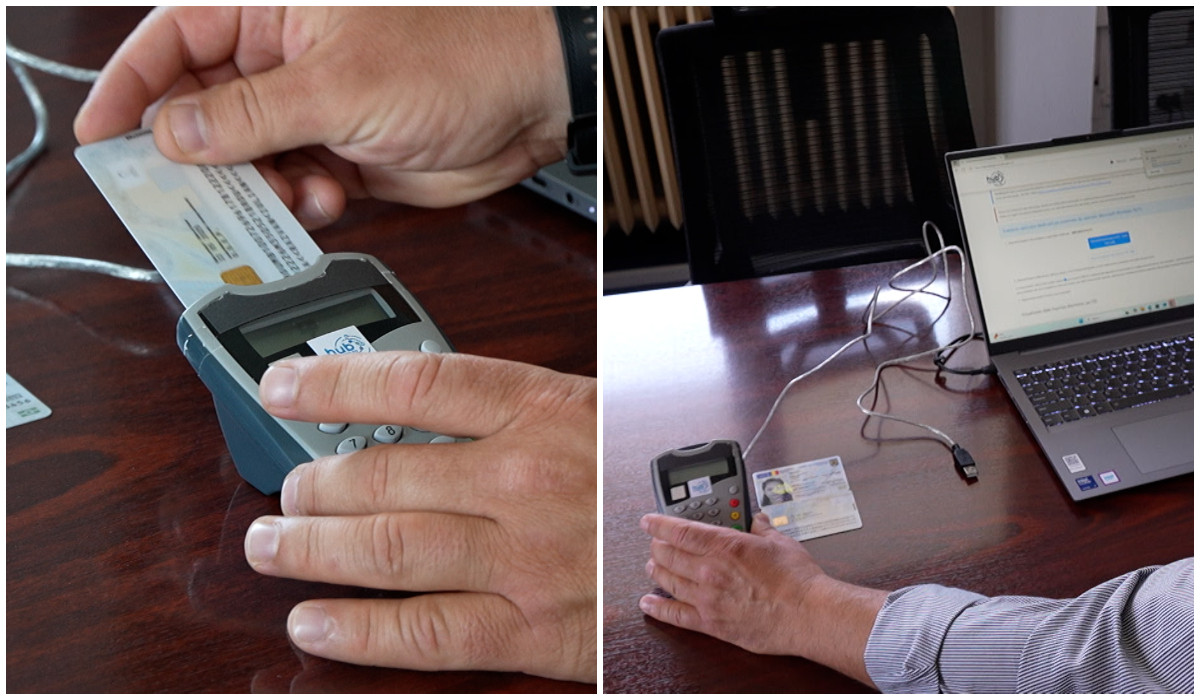 Noi facilităţi pentru românii cu buletine electronice. Unele persoane ...