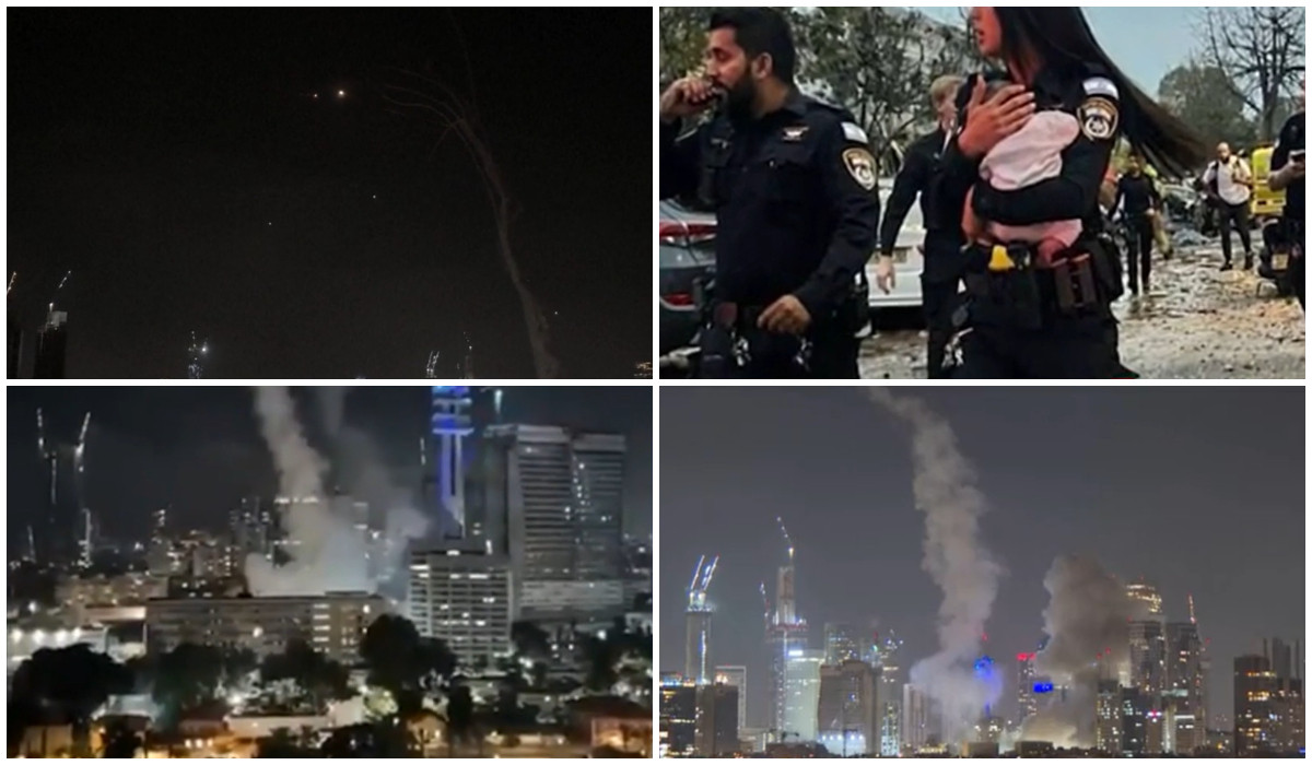 Iranul a lansat o ploaie de rachete peste Israel. Sute de români s-au ...