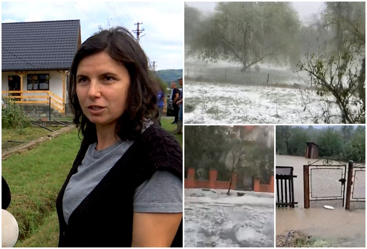 Județul lovit de cod roșu: A plouat într-o zi cât pentru toată luna ...