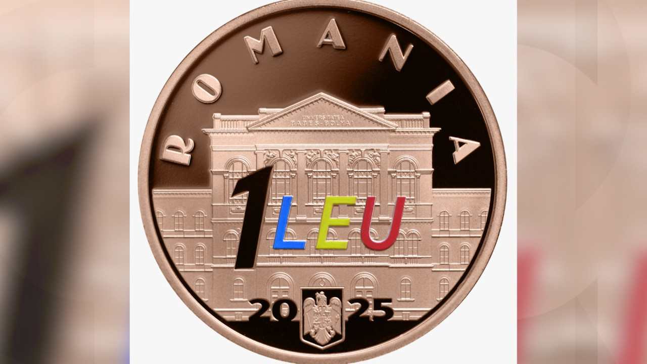 Prima monedă colorată din istoria României va fi lansată luni. Cum ...
