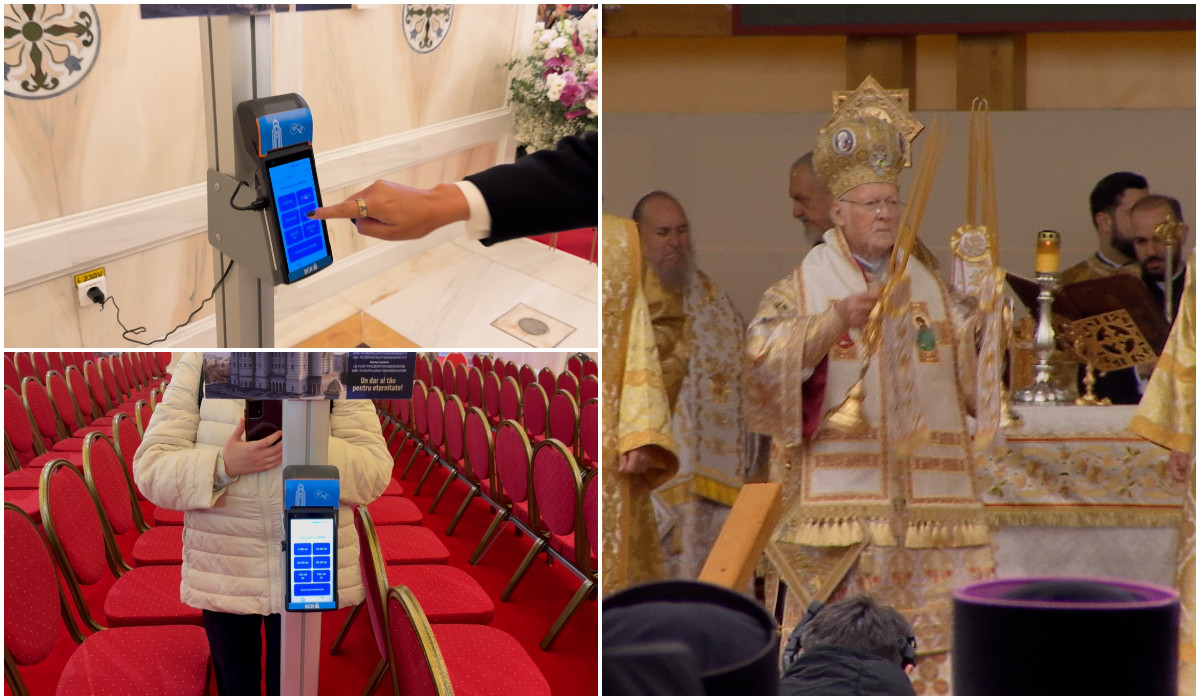 POS-uri instalate în Catedrala Naţională, inclusiv în altar. Explicaţia ...